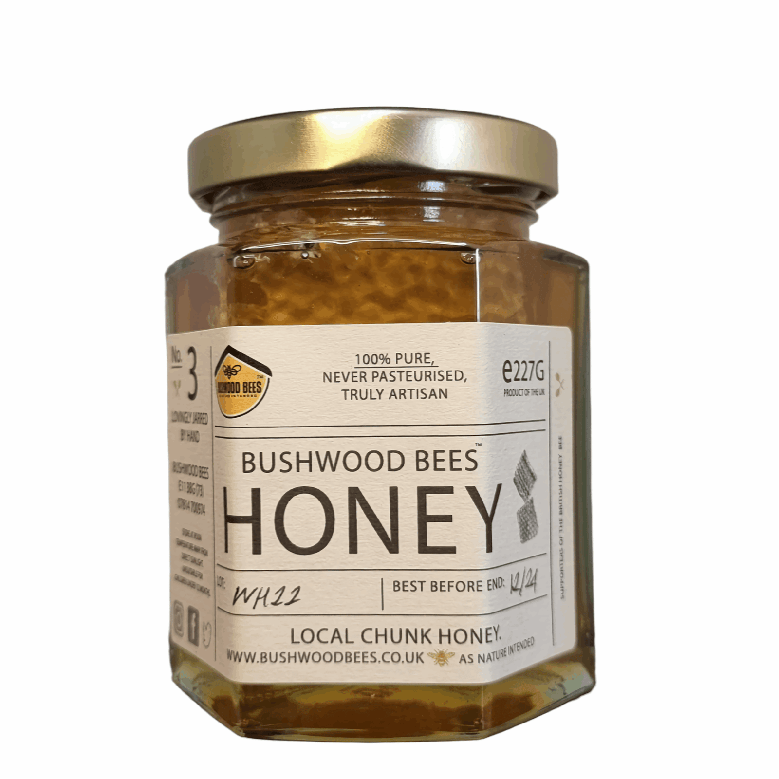 Raw Local Honey - 8oz Liquid - Bushwood Bees - Local honey & Gifts