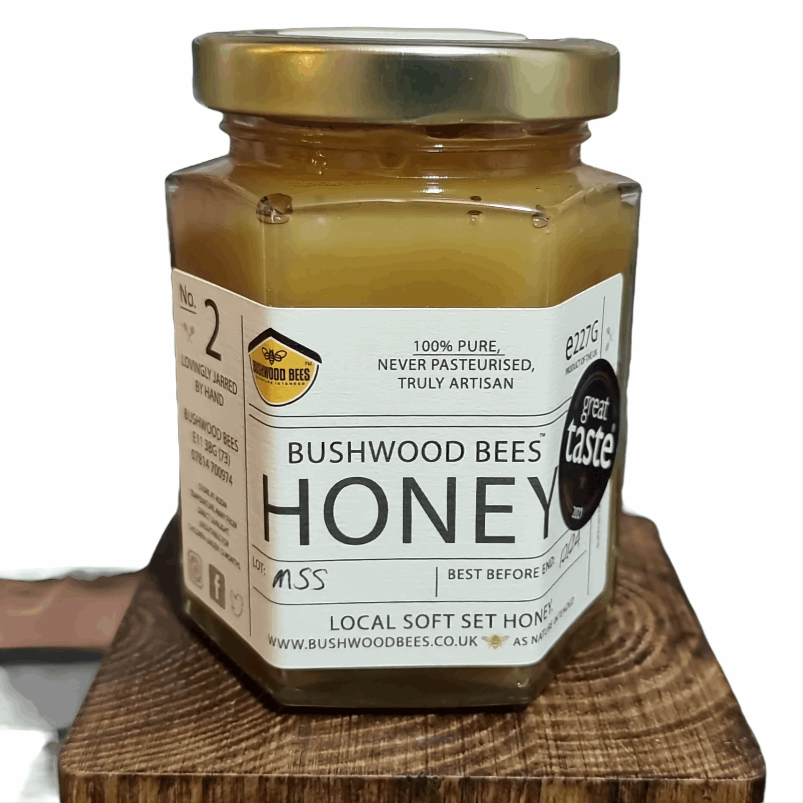 Raw Local Honey - Soft Set 8oz - Bushwood Bees - Local honey & Gifts